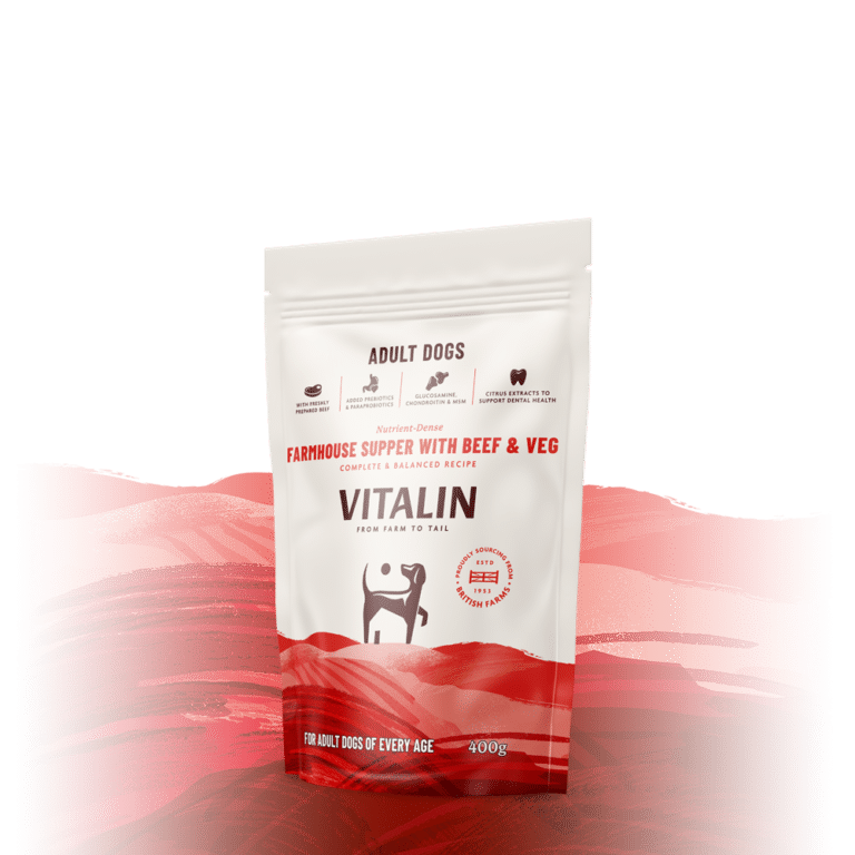 Vitalin High Protein British Beef Farmhouse Supper Dog Food Sample